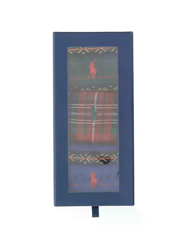 Polo Ralph Lauren Fair Isle & Tartan Motif Socks Set - Red
