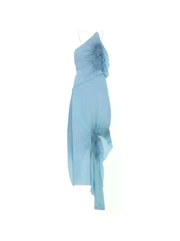 Victoria Beckham Asymmetric Midi Dress
