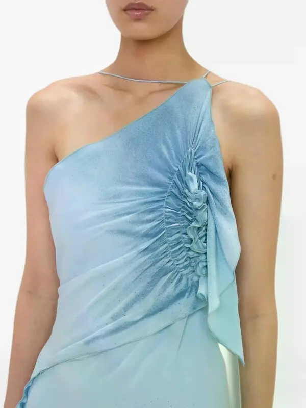 Victoria Beckham Asymmetric Midi Dress