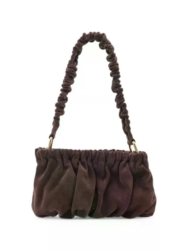 Marni Ruched Shoulder Bag - Brown