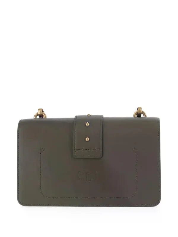 Pinko Love One Mini Studded Leather Shoulder Bag