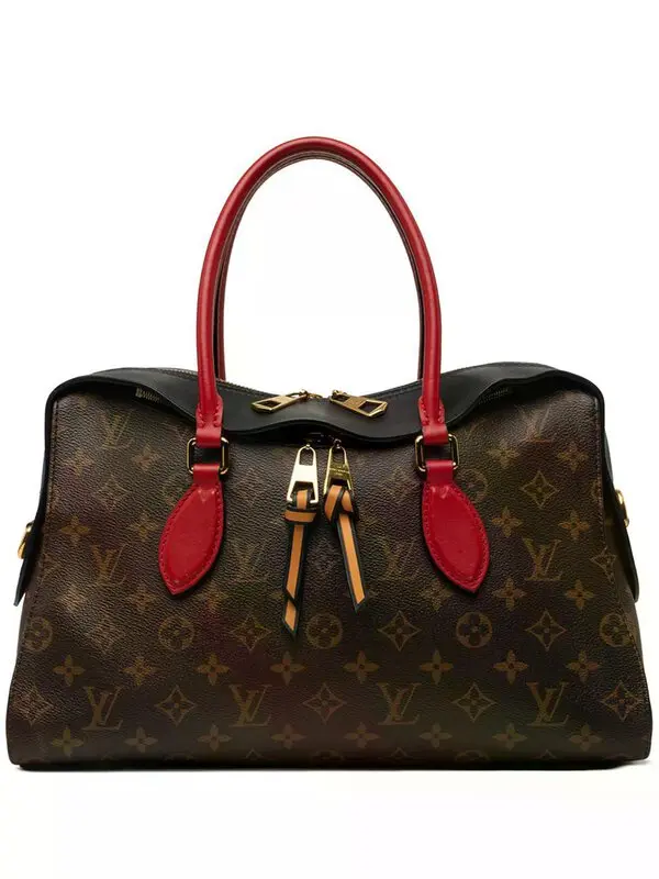 LOUIS VUITTON 2016 Monogram Tuileries Satchel - Brown