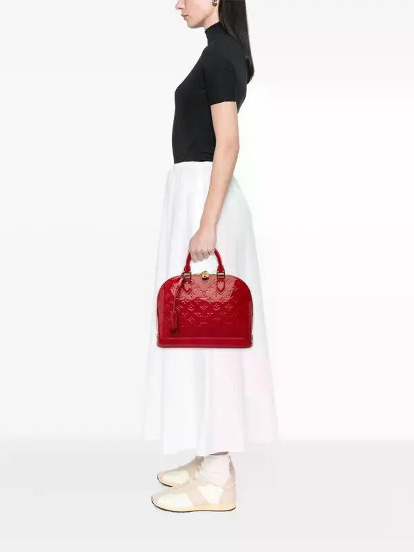LOUIS VUITTON 2014 Monogram Vernis Alma Pm Handbag