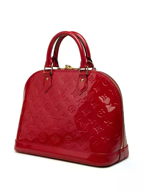 LOUIS VUITTON 2014 Monogram Vernis Alma Pm Handbag