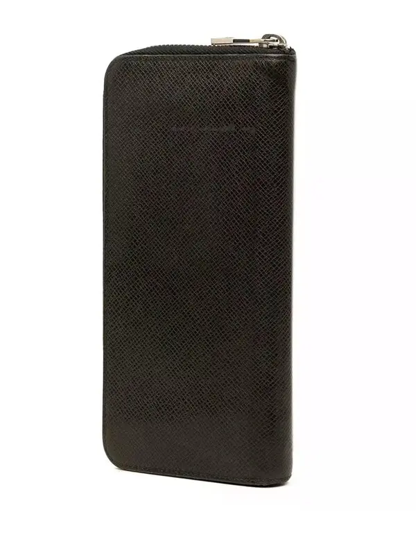 LOUIS VUITTON 2012 Taiga Zippy Vertical Wallet Long Wallets