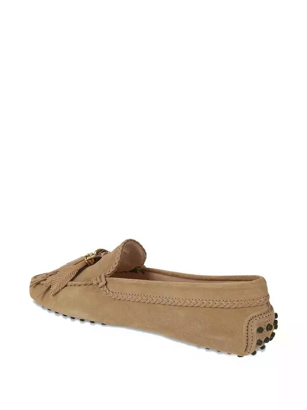 TOD'S Gommino Feather Tassel Loafers