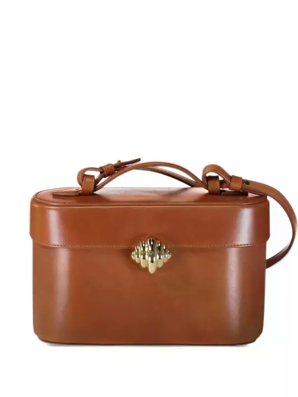 AQUAZZURA Belgravia Vanity Shoulder Bag - Brown