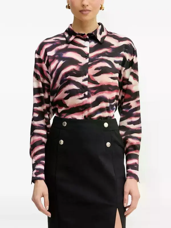 MORGAN Printed Buttoned Shirt