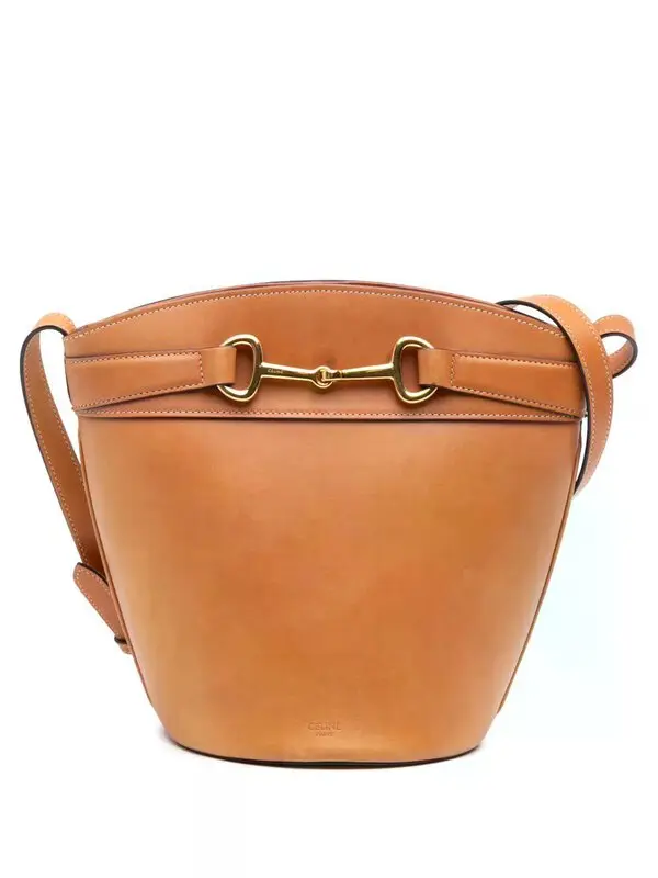 Celine 2020 Leather Crecy Bucket Bag Crossbody Bag - Brown