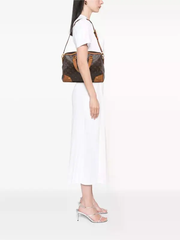 LOUIS VUITTON 2014 Monogram Retiro Pm Satchel - Brown