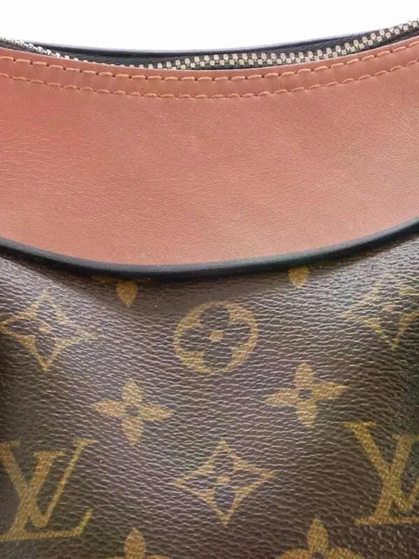 LOUIS VUITTON Tuileries Handbag Monogram Canvas With Leather Satchel - Brown
