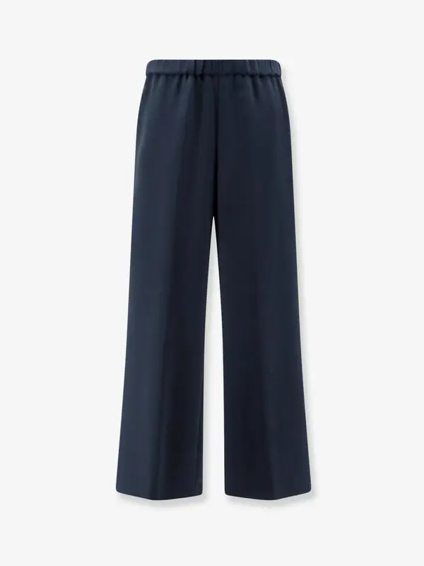Aspesi Trousers With Elastic - Blue