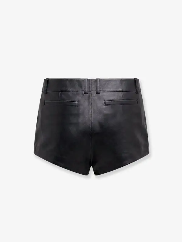 THE FRANKIE SHOP Loen Leather Shorts