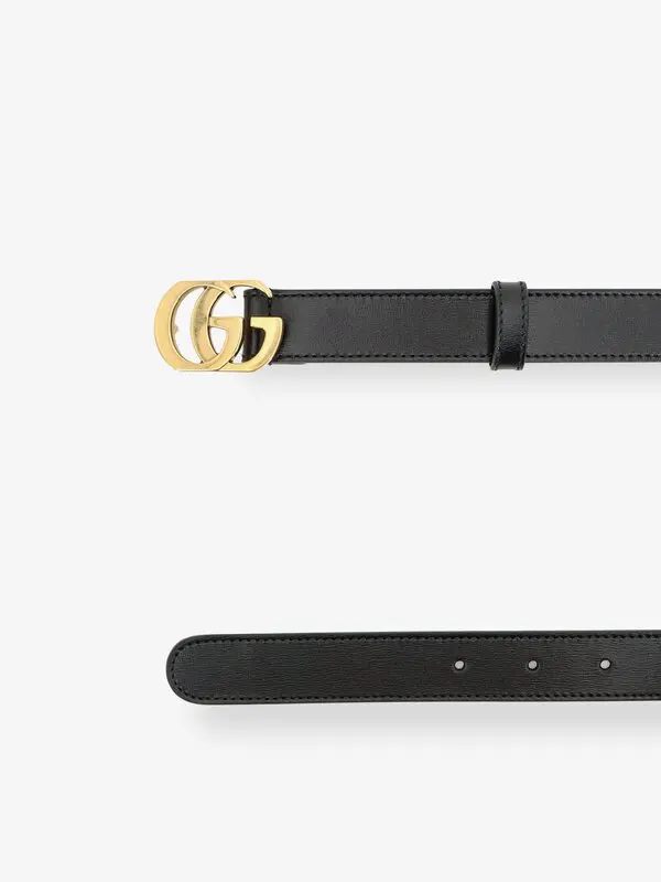 Gucci Cut Gg Marmont Leather Belt