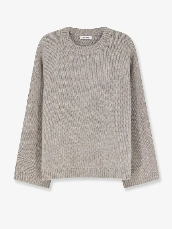 Soft Goat Cashmere Sweater - Grey