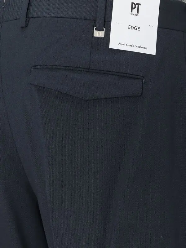 PT TORINO Michael Trousers In Virgin Wool Blend