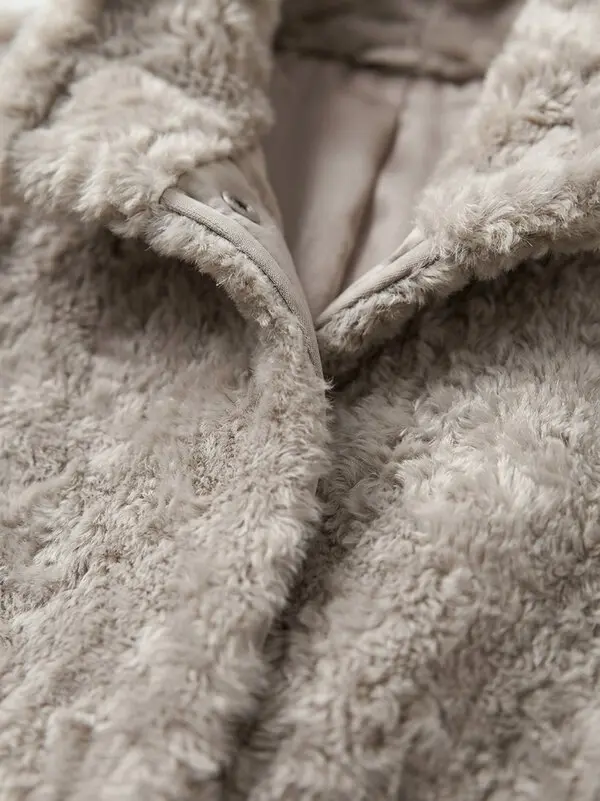 Brunello Cucinelli Short Sheepskin Coat With Monili Detail