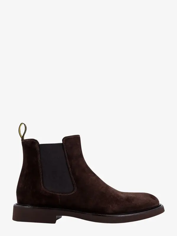 DOUCAL'S Suede Beatles Ankle Boots - Brown