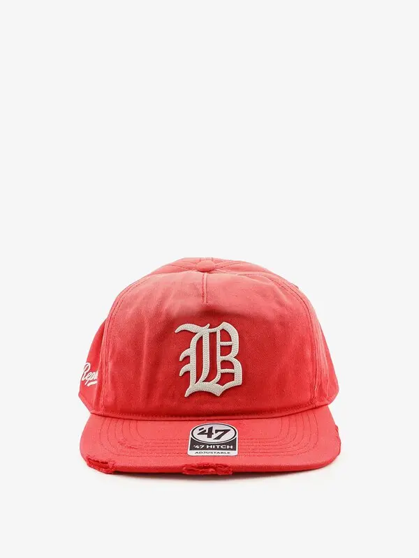 REPRESENT Cotton Cap With Embroidered Logo On The Front - Red