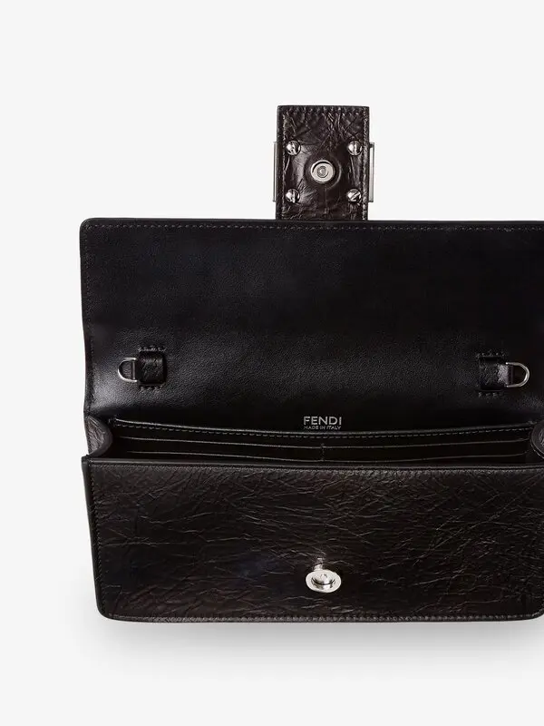 Fendi Wallet On Chain Tube Leather Crossbody Bag