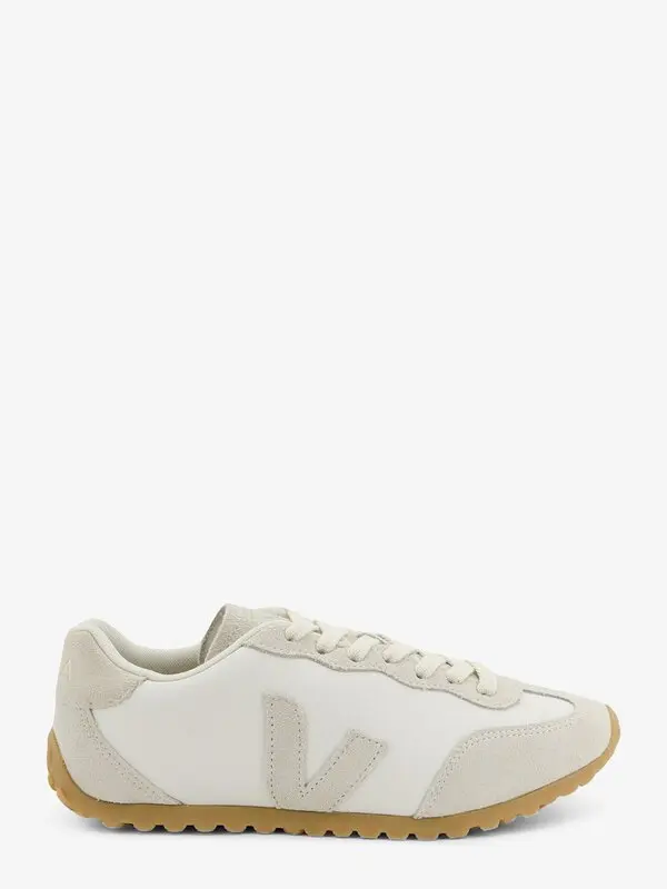 VEJA Suede Trimmed Sneakers - White