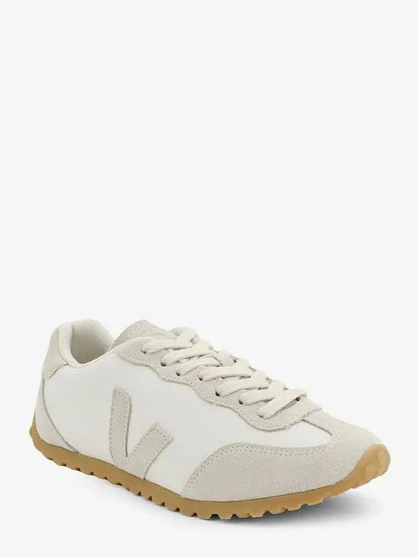 VEJA Suede Trimmed Sneakers - White