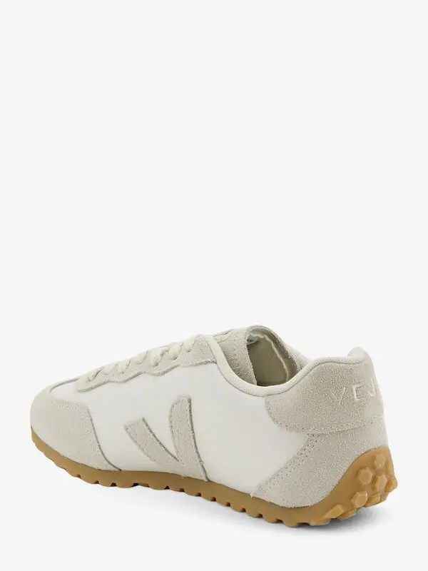 VEJA Suede Trimmed Sneakers - White