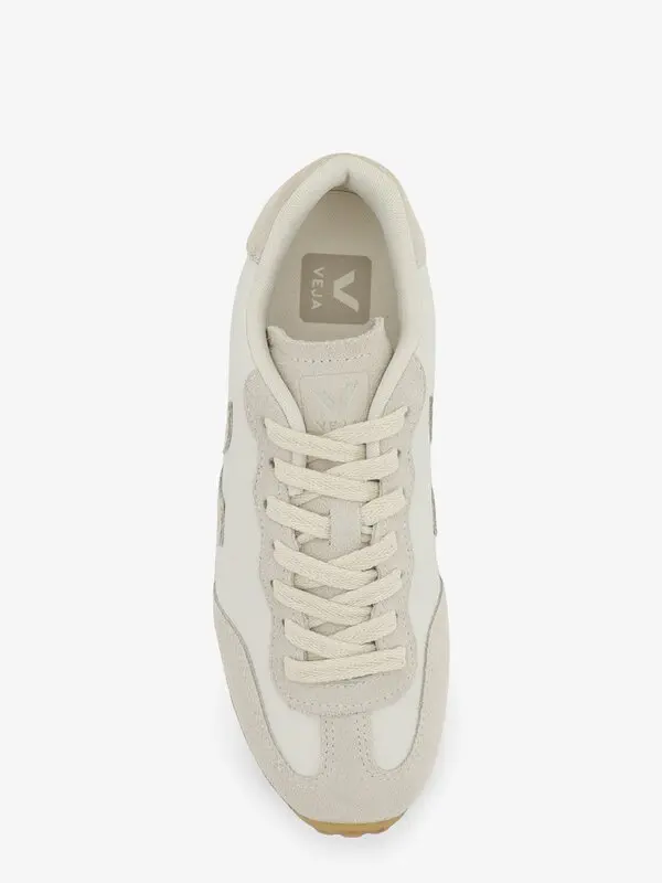 VEJA Suede Trimmed Sneakers - White