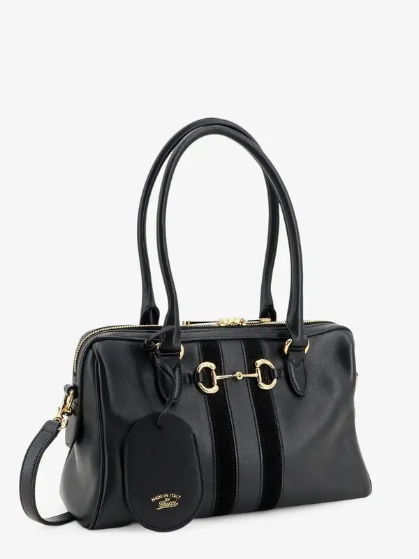 Gucci Leather Horsebit Bauletto Shoulder Bag