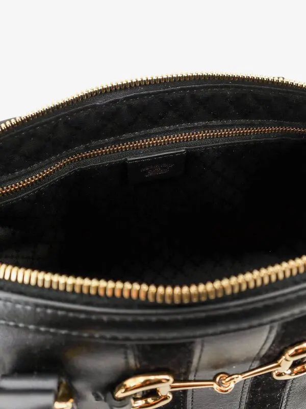 Gucci Leather Horsebit Bauletto Shoulder Bag