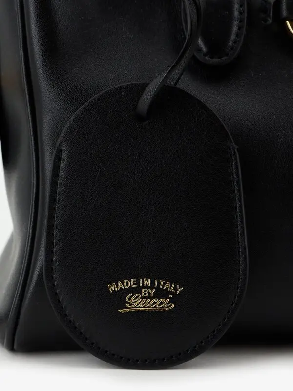 Gucci Leather Horsebit Bauletto Shoulder Bag