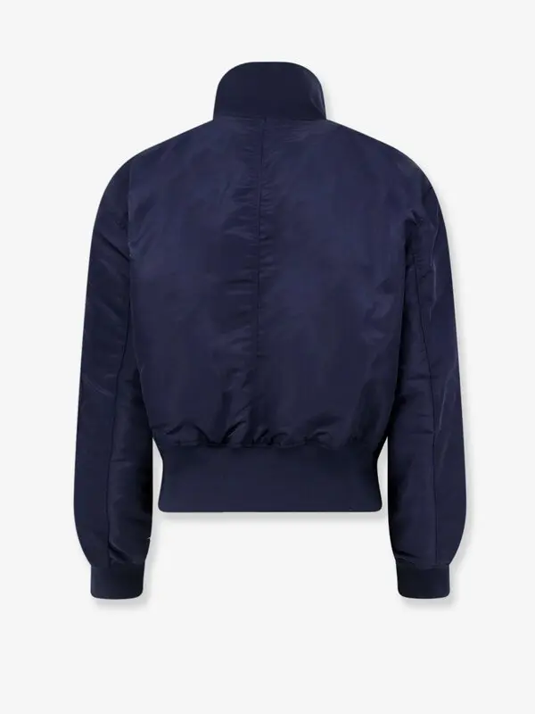 THE FRANKIE SHOP Cropped Nylon Bomber Jacket