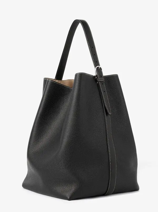 TOTEME Belted Leather Tote Shoulder Bag