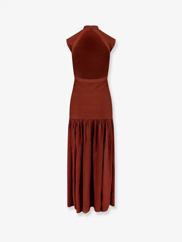 Retrofete Zosima Long Viscose Dress