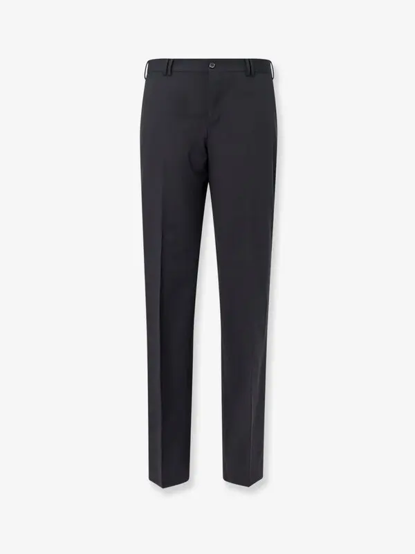 PT TORINO Michael Trousers In Virgin Wool Blend - Black