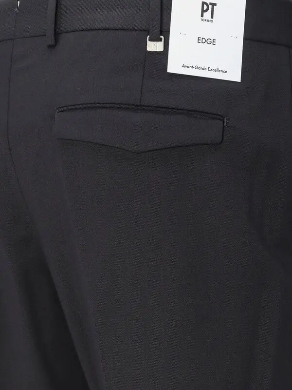 PT TORINO Michael Trousers In Virgin Wool Blend