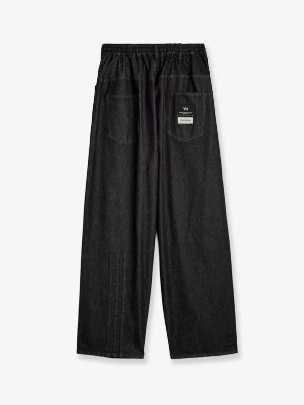 ADIDAS Y-3 Relaxed Fit Denim Trousers