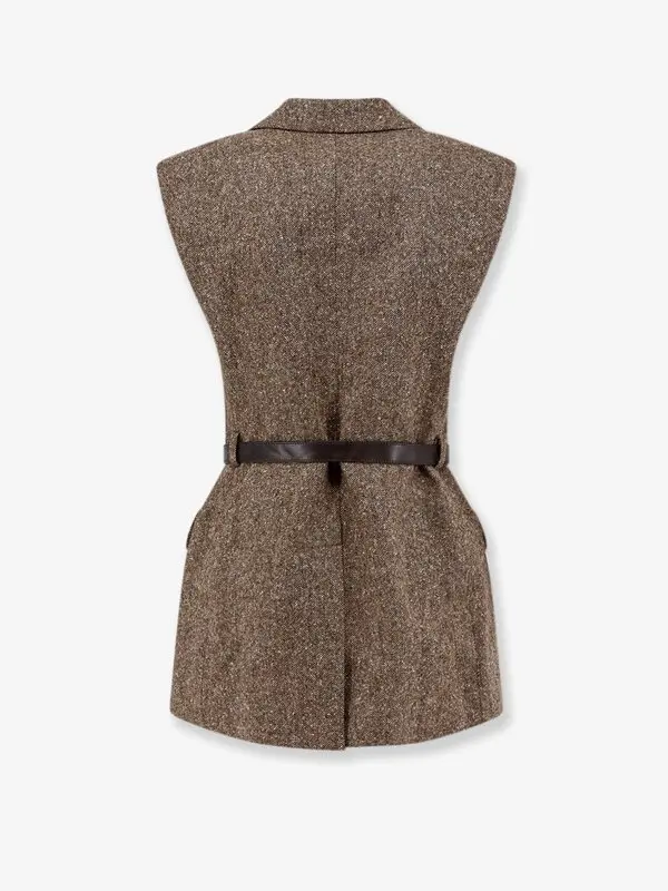 Brunello Cucinelli Virgin Wool Blend Vest