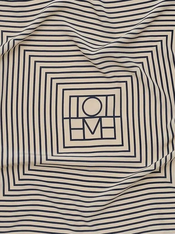 TOTEME Monogram Silk Foulard