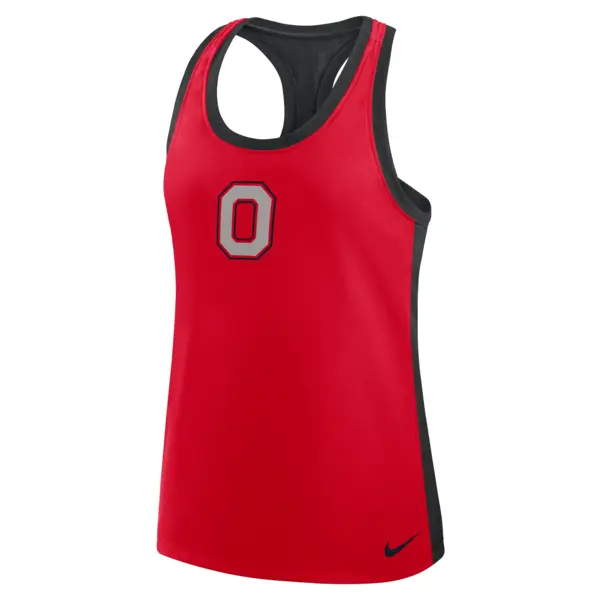 Nike Ohio State Dri-fit College Racerback Tank Top - Red