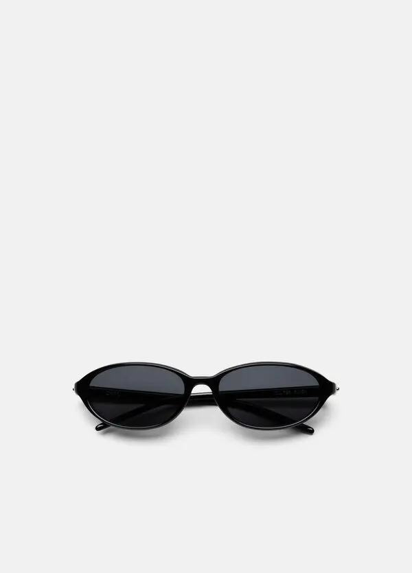 Vince Chimi Ellipse Sunglasses - Black