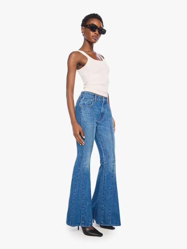 MOTHER The Seamed Dollop Jeans - Blue