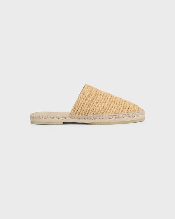 Vilebrequin Raffiaeffect Slides Solid Shoes Celino2