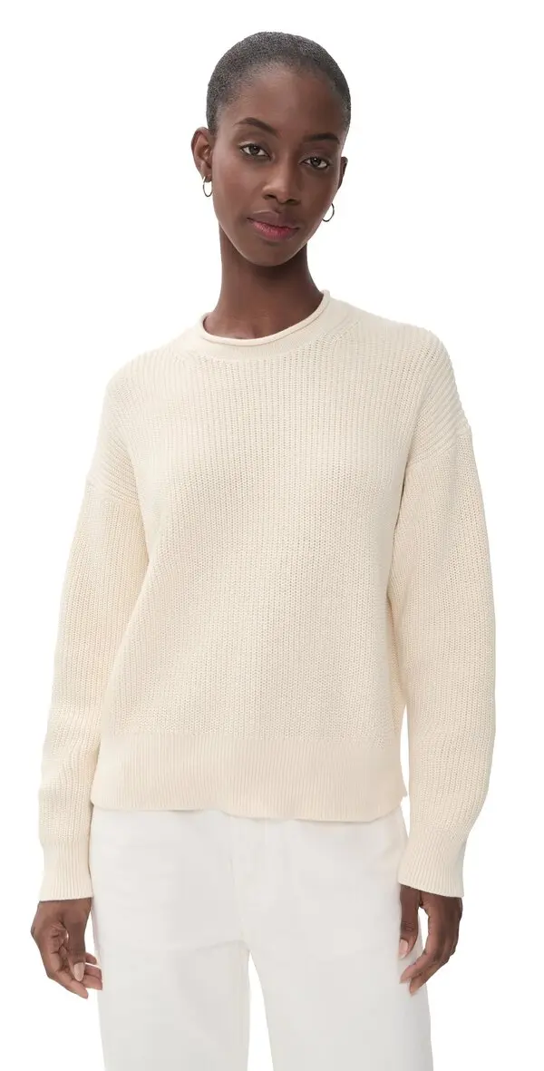Madewell The Arden Crewneck Sweater - Canvas