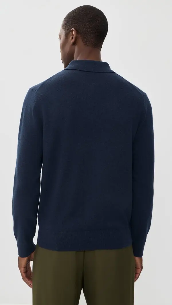 Burberry Carson Luxe Cashmere Polo Sweater