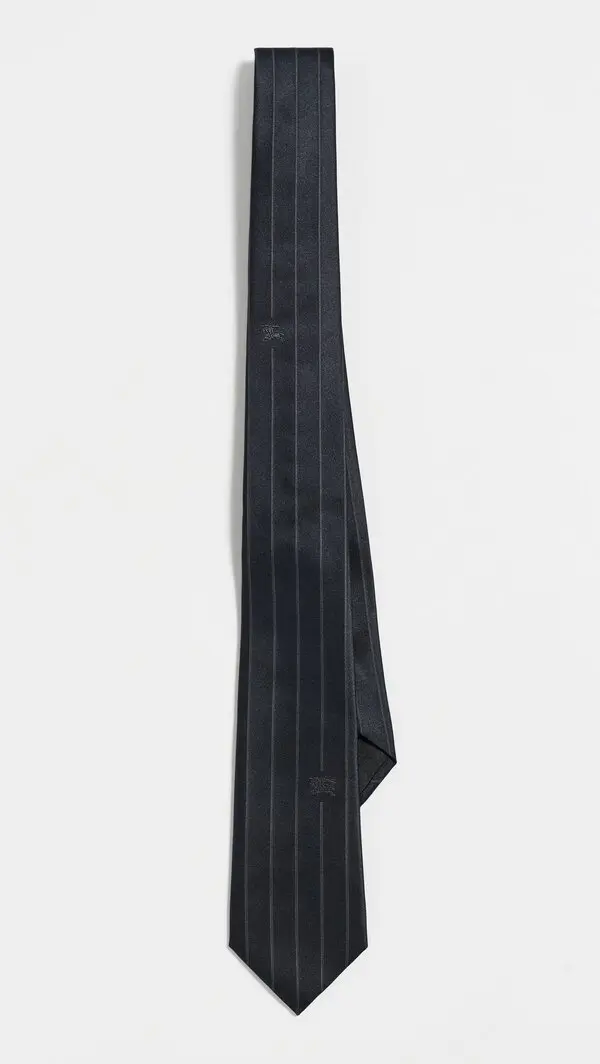 Burberry Pinstripe Silk Tie