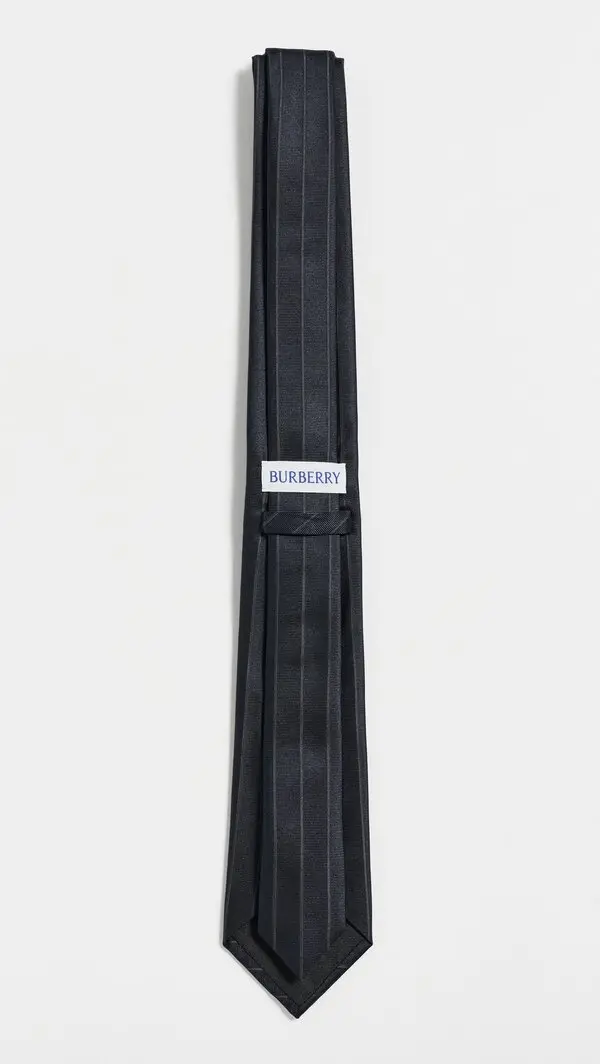 Burberry Pinstripe Silk Tie