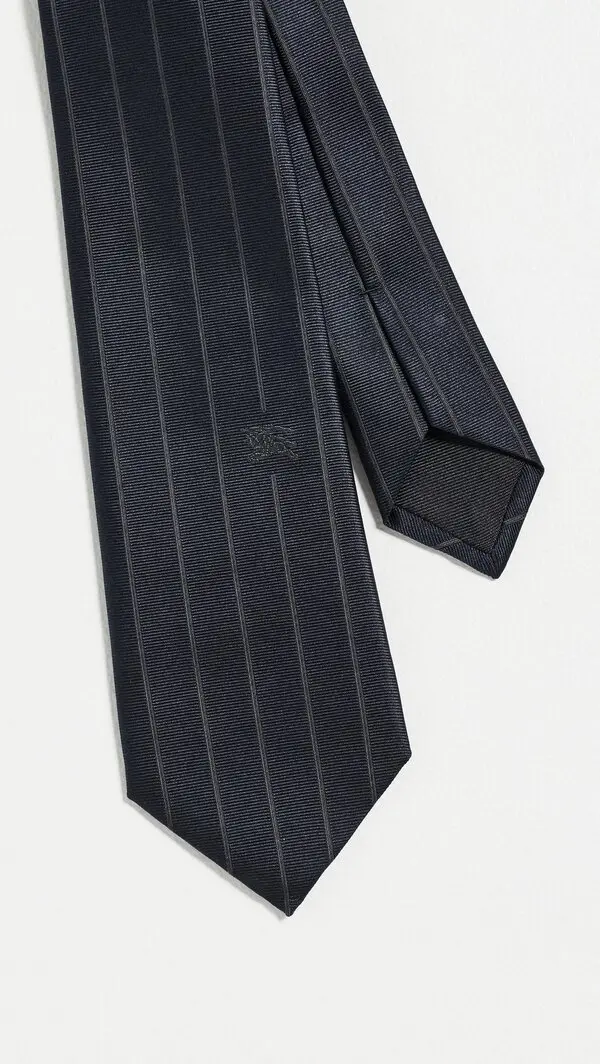 Burberry Pinstripe Silk Tie