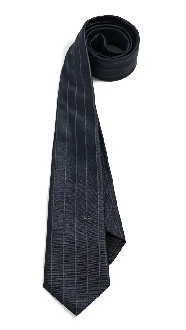 Burberry Pinstripe Silk Tie