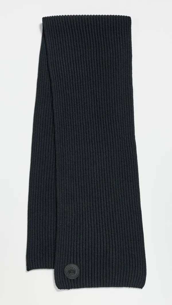 Canada Goose Cashmere Blend Rib Scarf